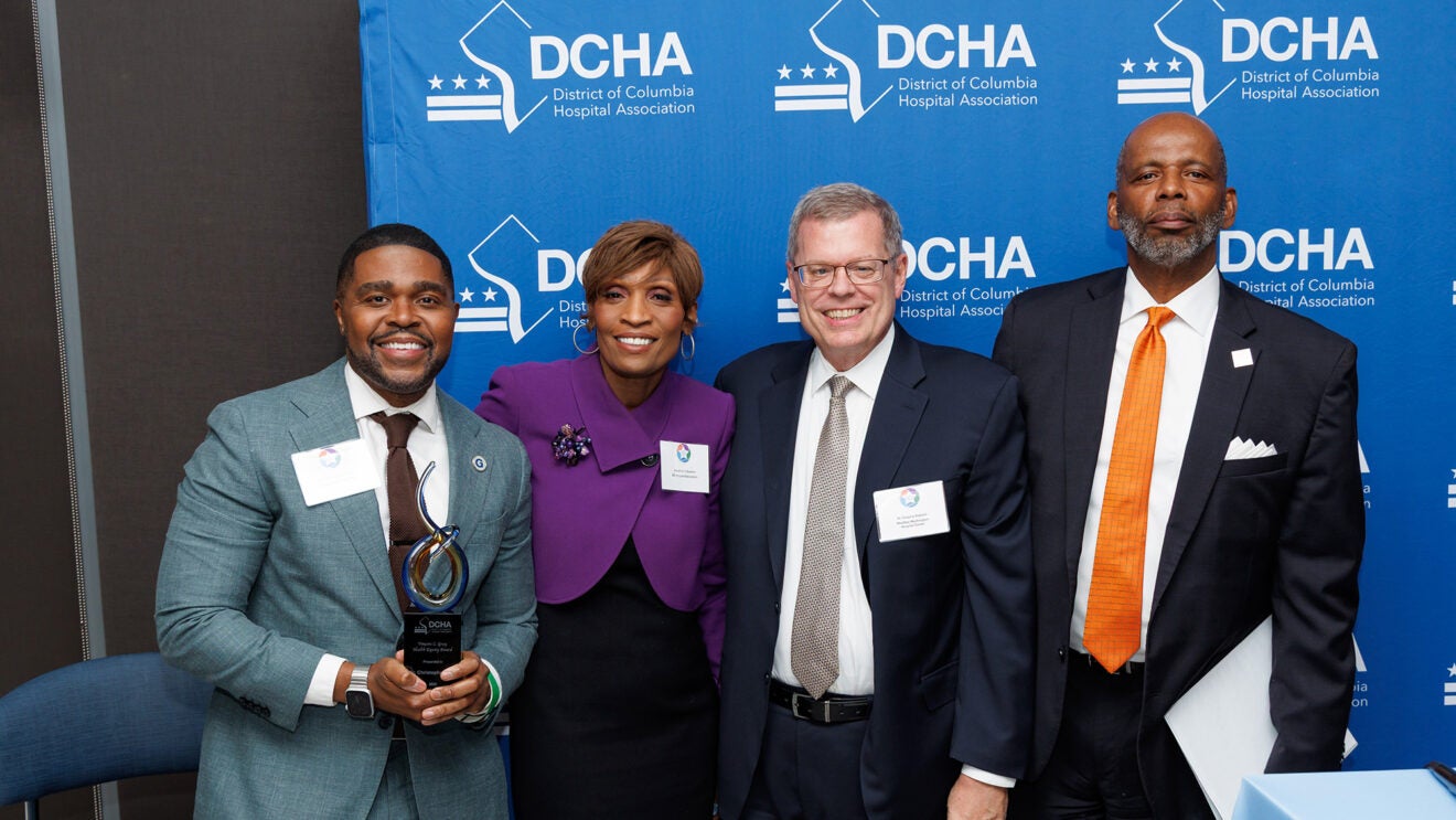 King Receives DCHA Award - School of Health - Georgetown